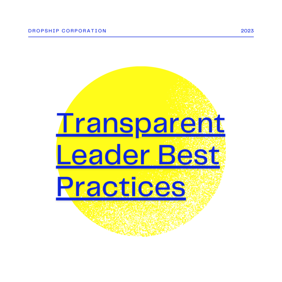 Transparent Leadership: What It Is and How to Practice It - Dropship ...